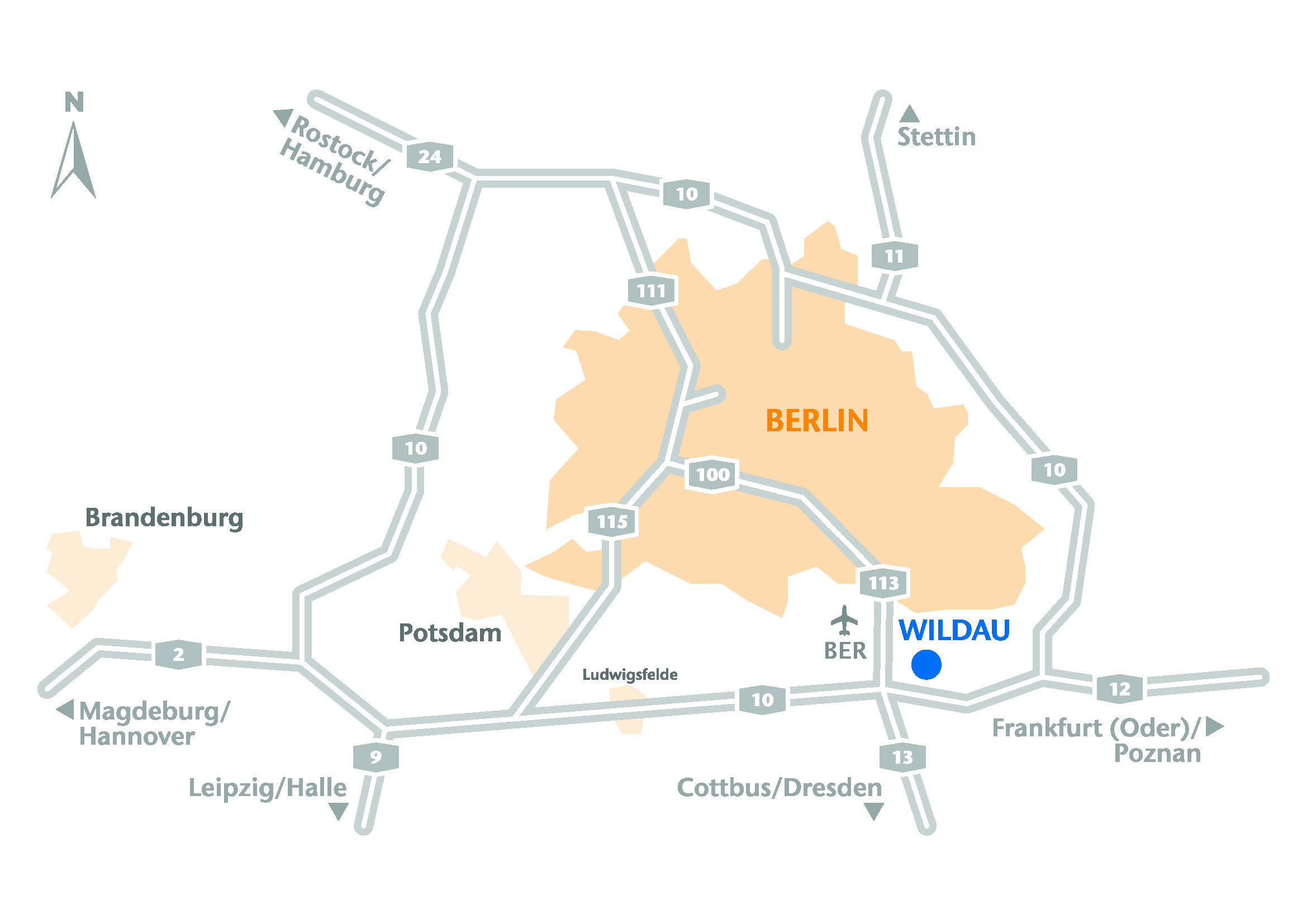 Lage- und Campusplan – Technische Hochschule Wildau